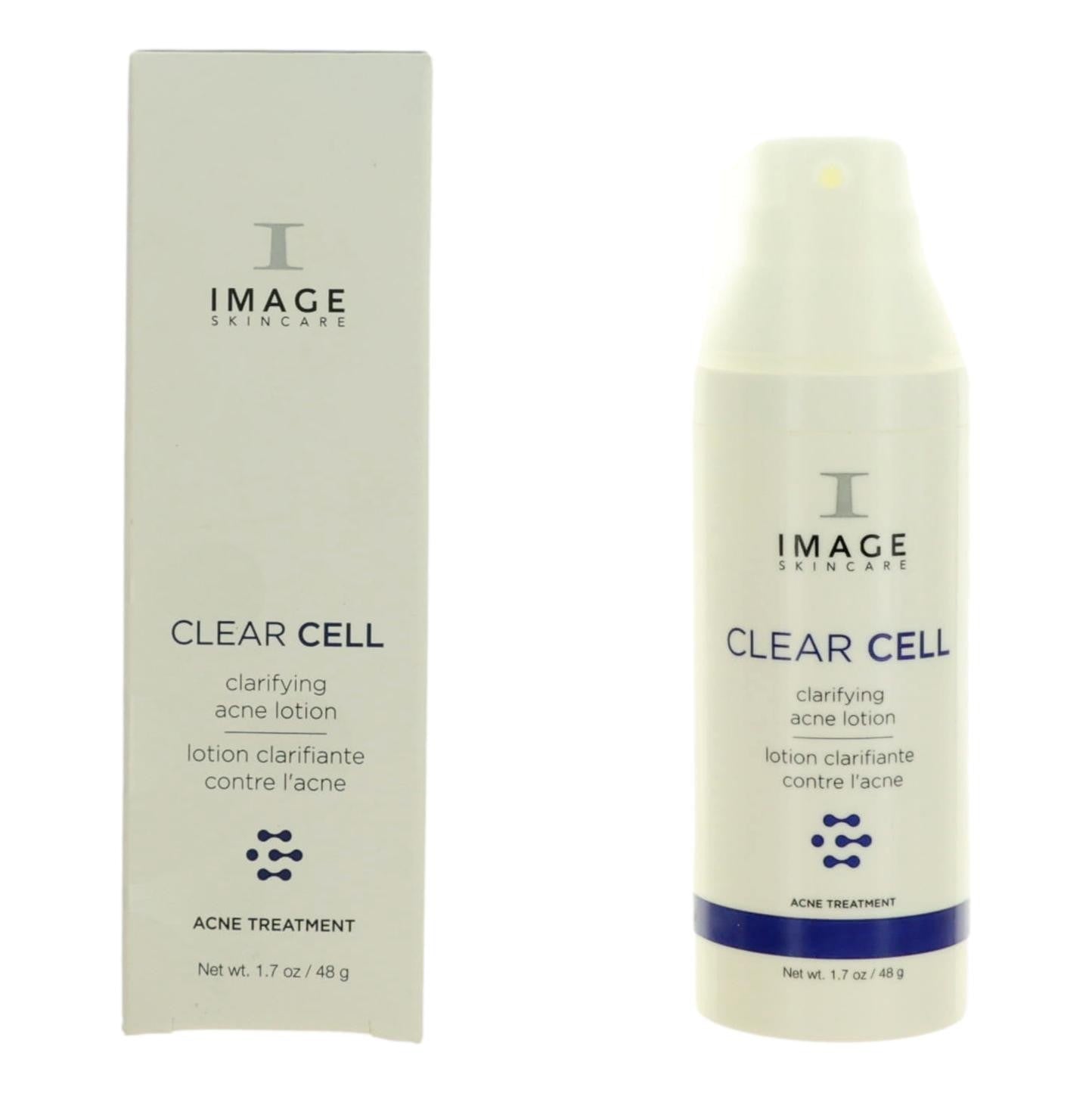Image Skincare Clear Cell Clarifying Acne Lotion, 1.7oz Acne Treatment ...