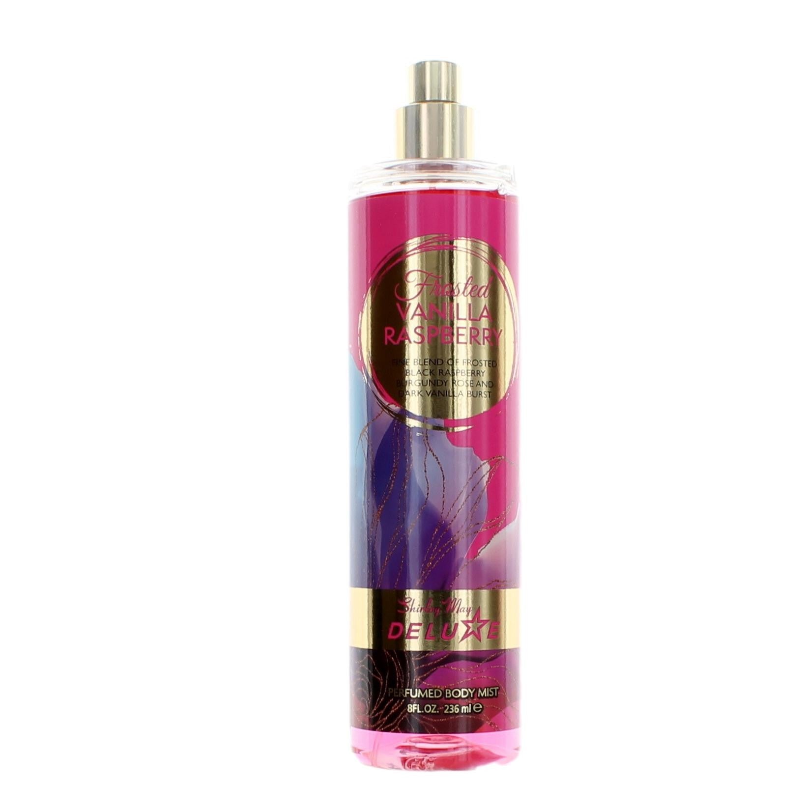Frosted Vanilla Raspberry by Shirley May Deluxe, 8oz Perfumed Body Mis ...