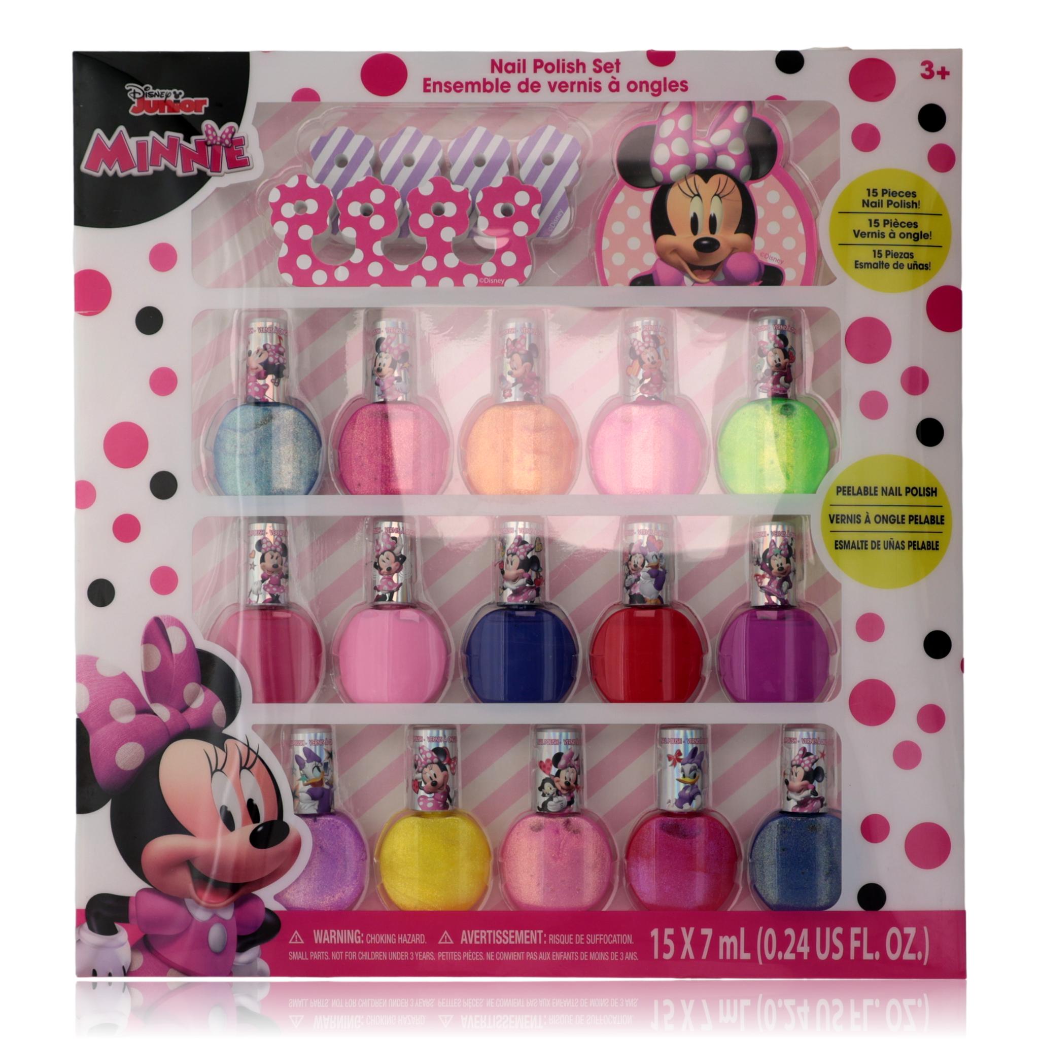 Minnie Mouse by Disney, 15 Piece Nail Polish Set for Kids ...